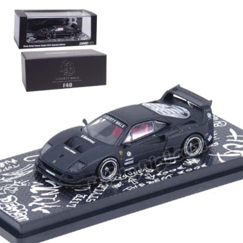 1/64 INNO64 LBWK Ferrari F40 Matte Black Hong Kong Toycar Salon 2023 ...