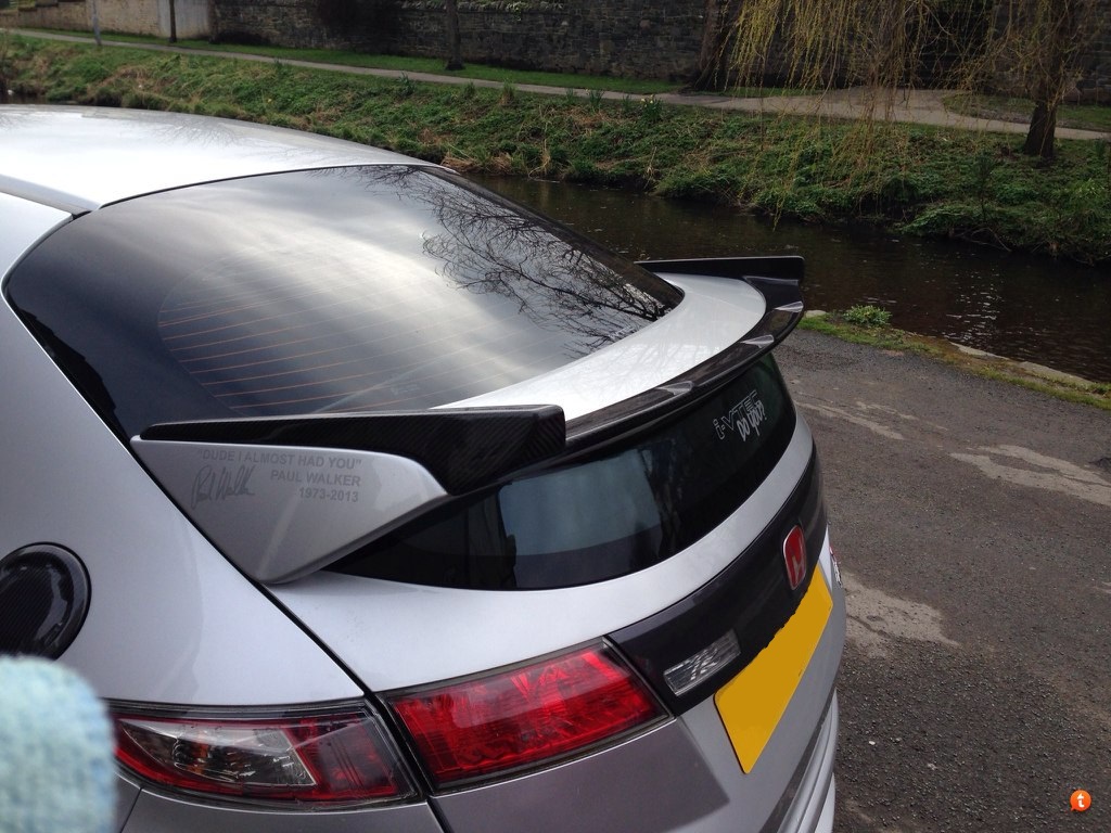 Honda Civic 06-11 FK/FN/FN2 HB Seeker Style Rear Spoiler