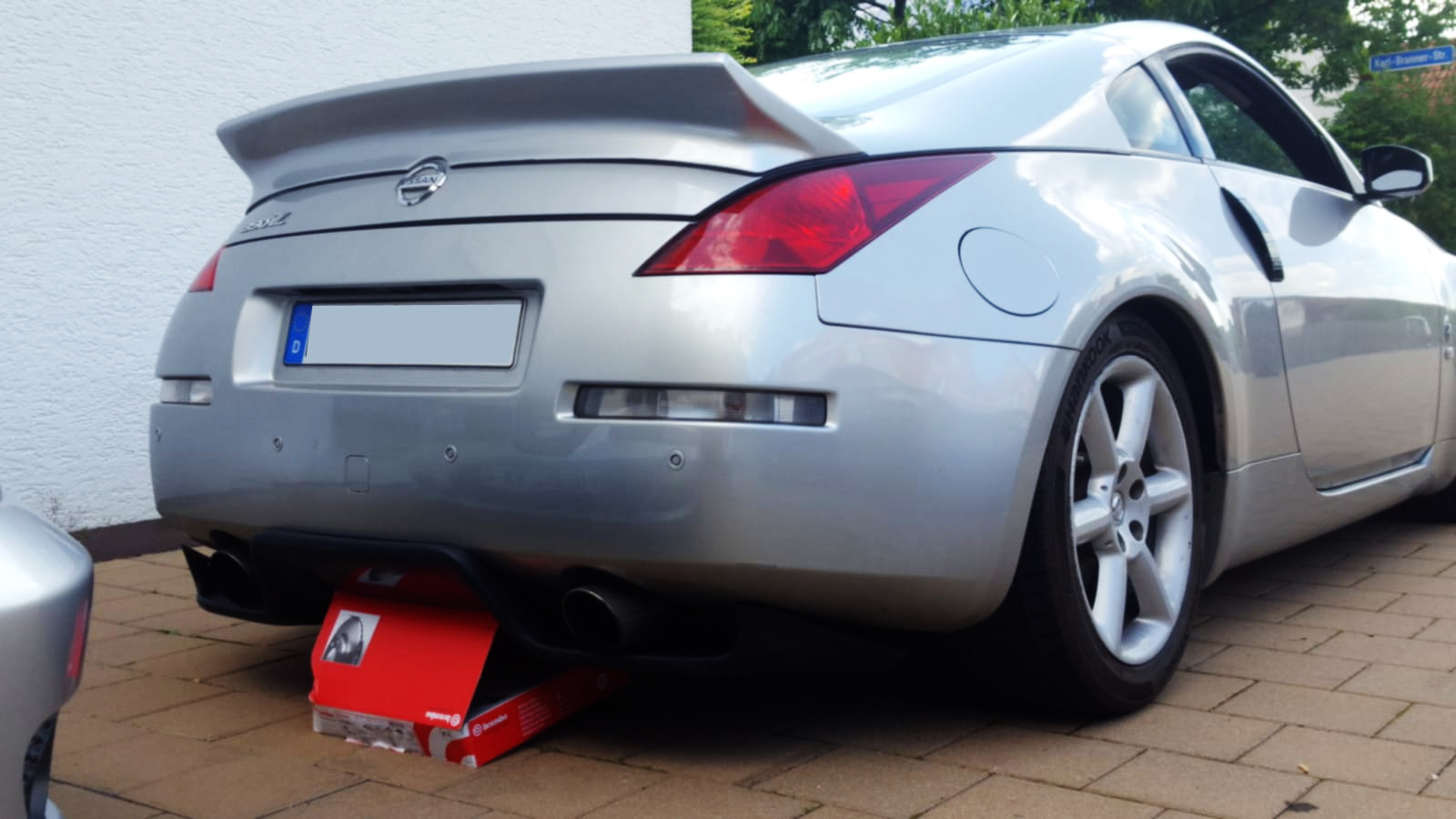 Nissan 350z Supermade Instant Gentleman Rear Duckbill Spoiler FRP