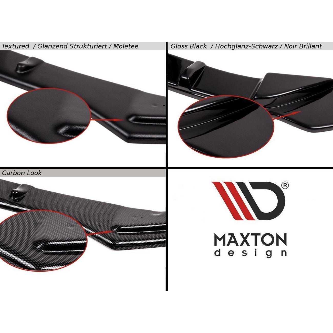 Maxton Honda Civic EP3 Type R Facelift V1 Front Lip