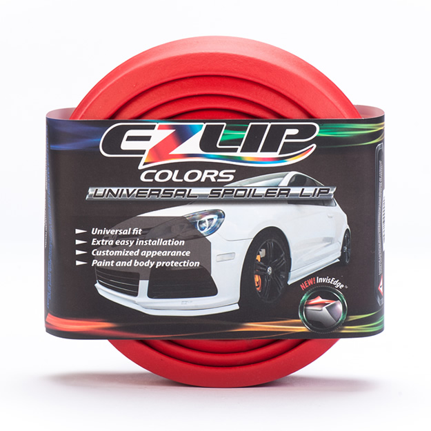 EZ-LIP COLORS RED FRONT BUMPER SPOILER LIP