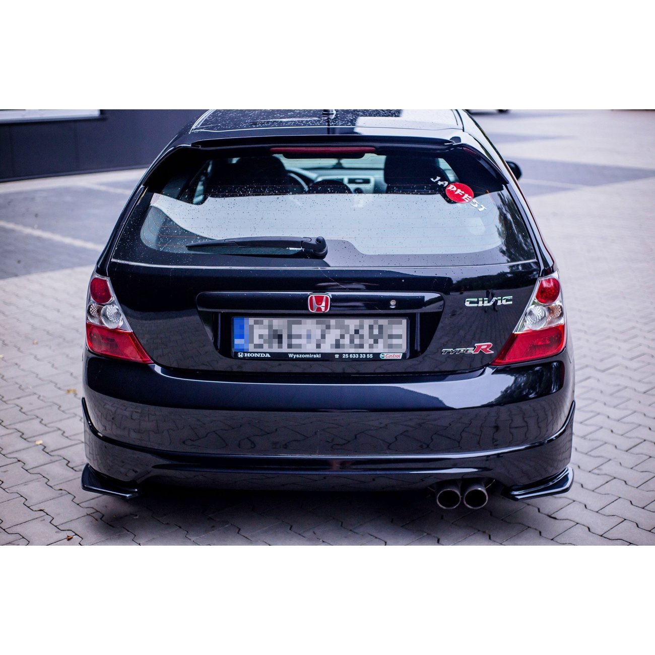 Maxton Honda Civic EP3 Type R Facelift Heck Ansatz