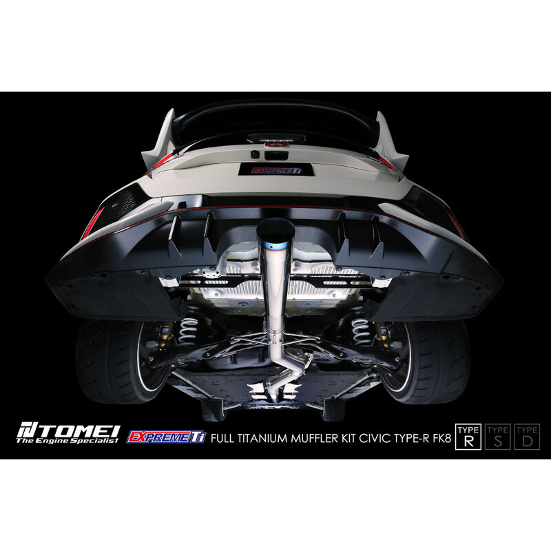 Tomei Expreme Ti Type-R Catback System Honda Civic Type R FK8